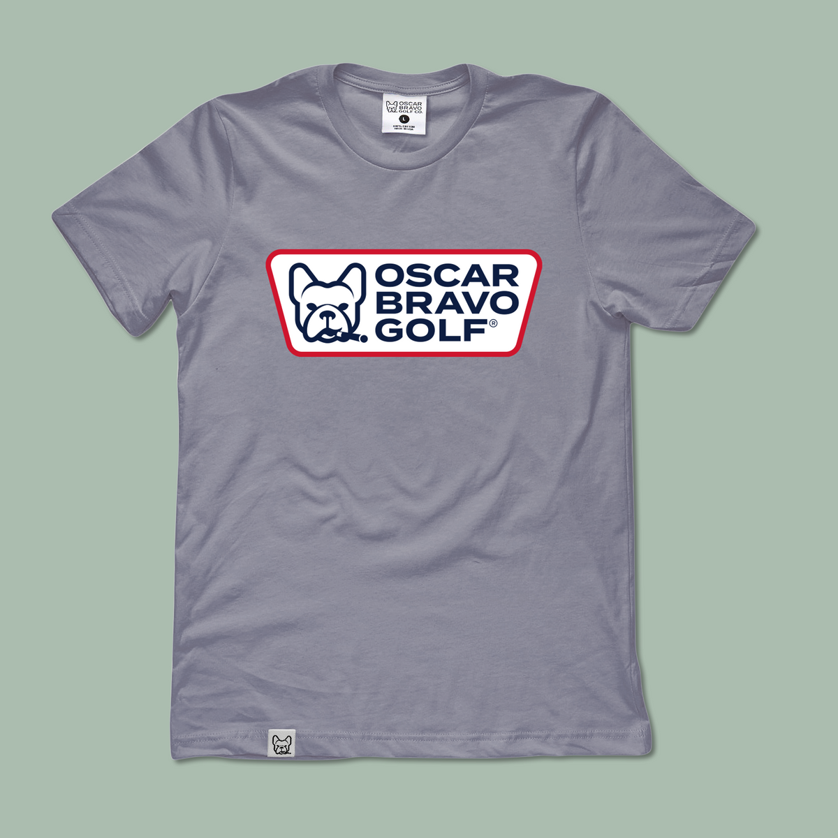 OBG SHIELD LOGO TEE – Oscar Bravo Golf